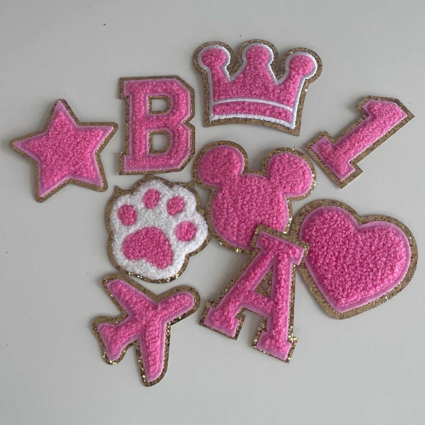 Varsity Glitter Patch - Pink – Coco & Shy
