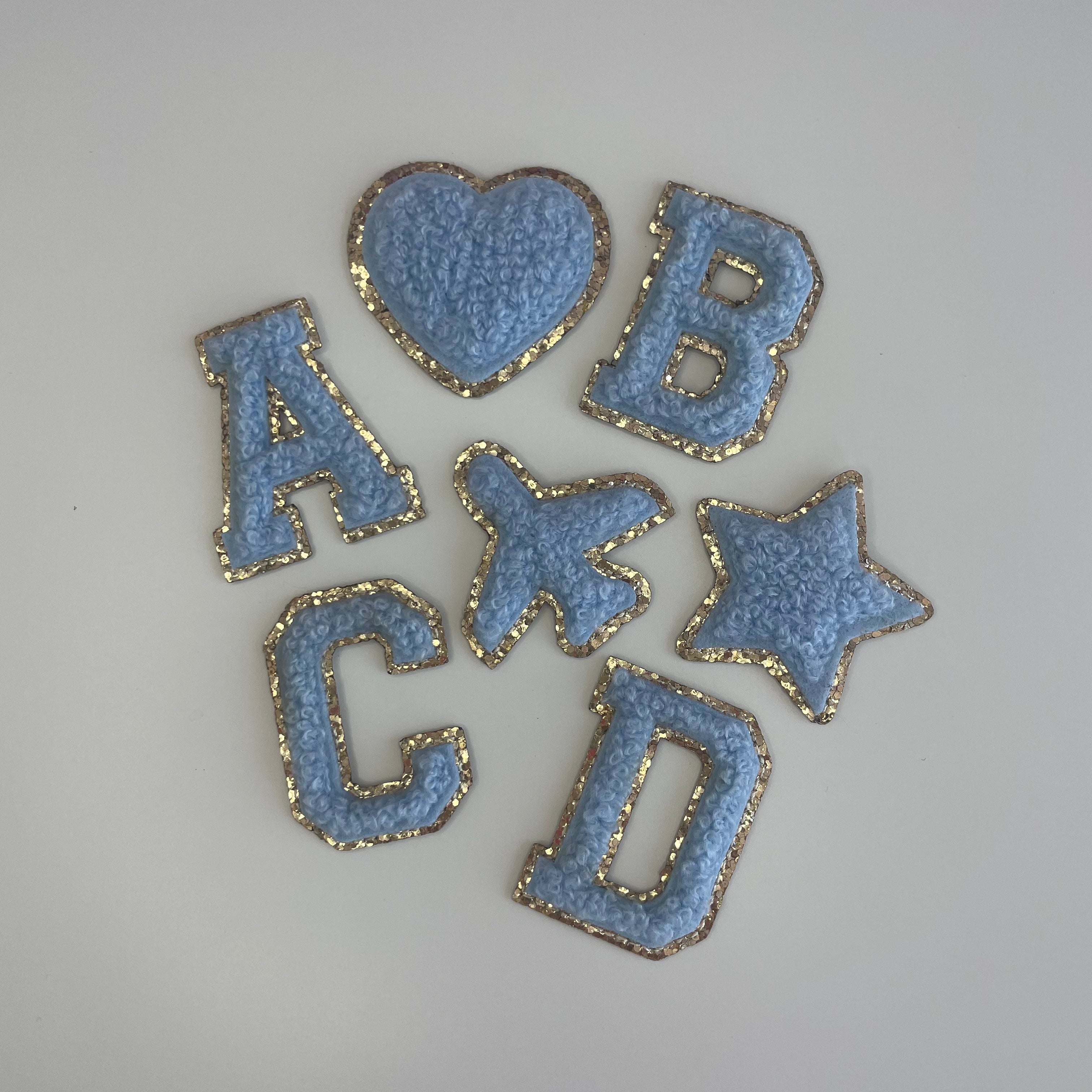 Micro Glitter Patch - Baby Blue – Coco & Shy